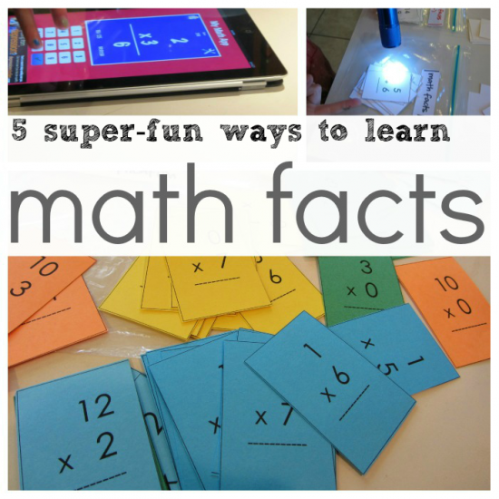 5 Super fun Ways To Learn Math Facts Teach Mama