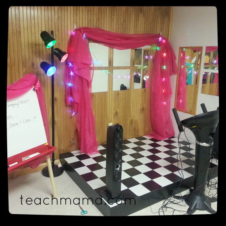 An Easy-To-Build Stage For The Performers In Your Family