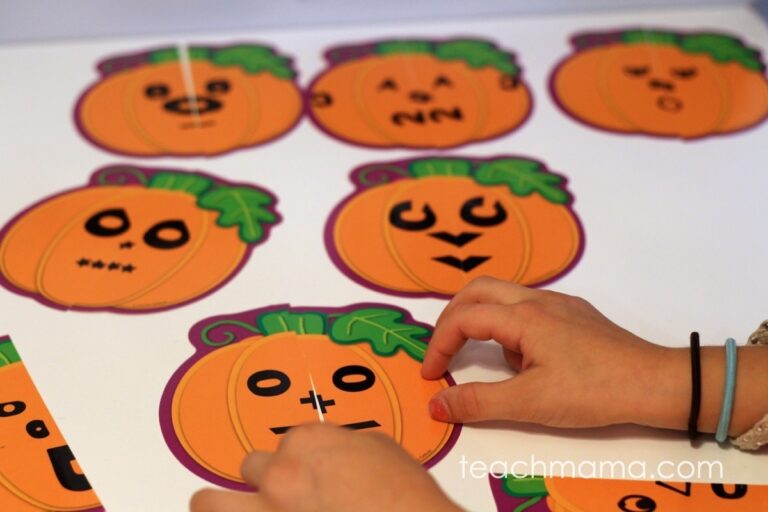 Pumpkin Match Game | Teach Mama