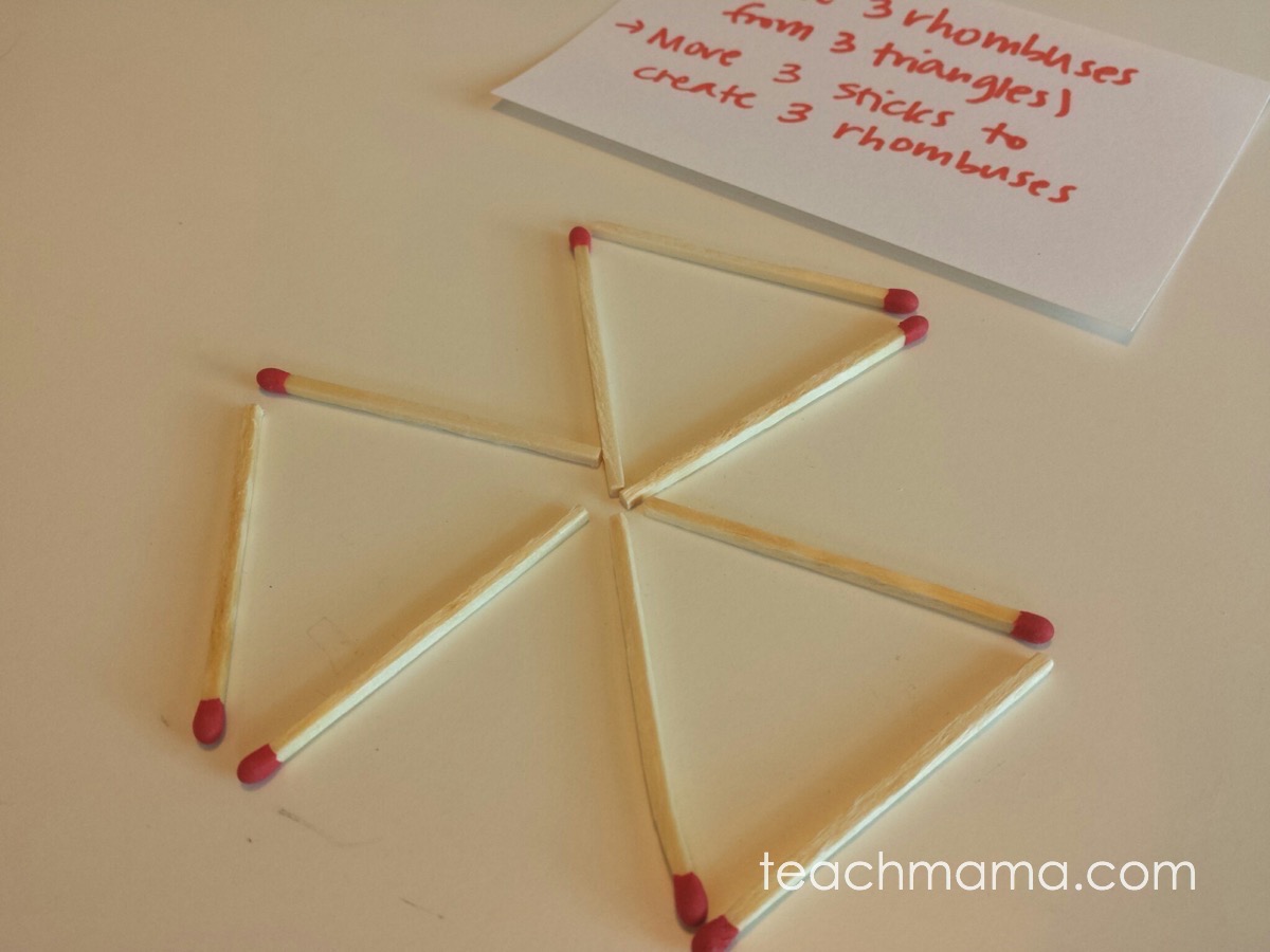 Matchstick Math: Patterns, Puzzles And Critical Thinking