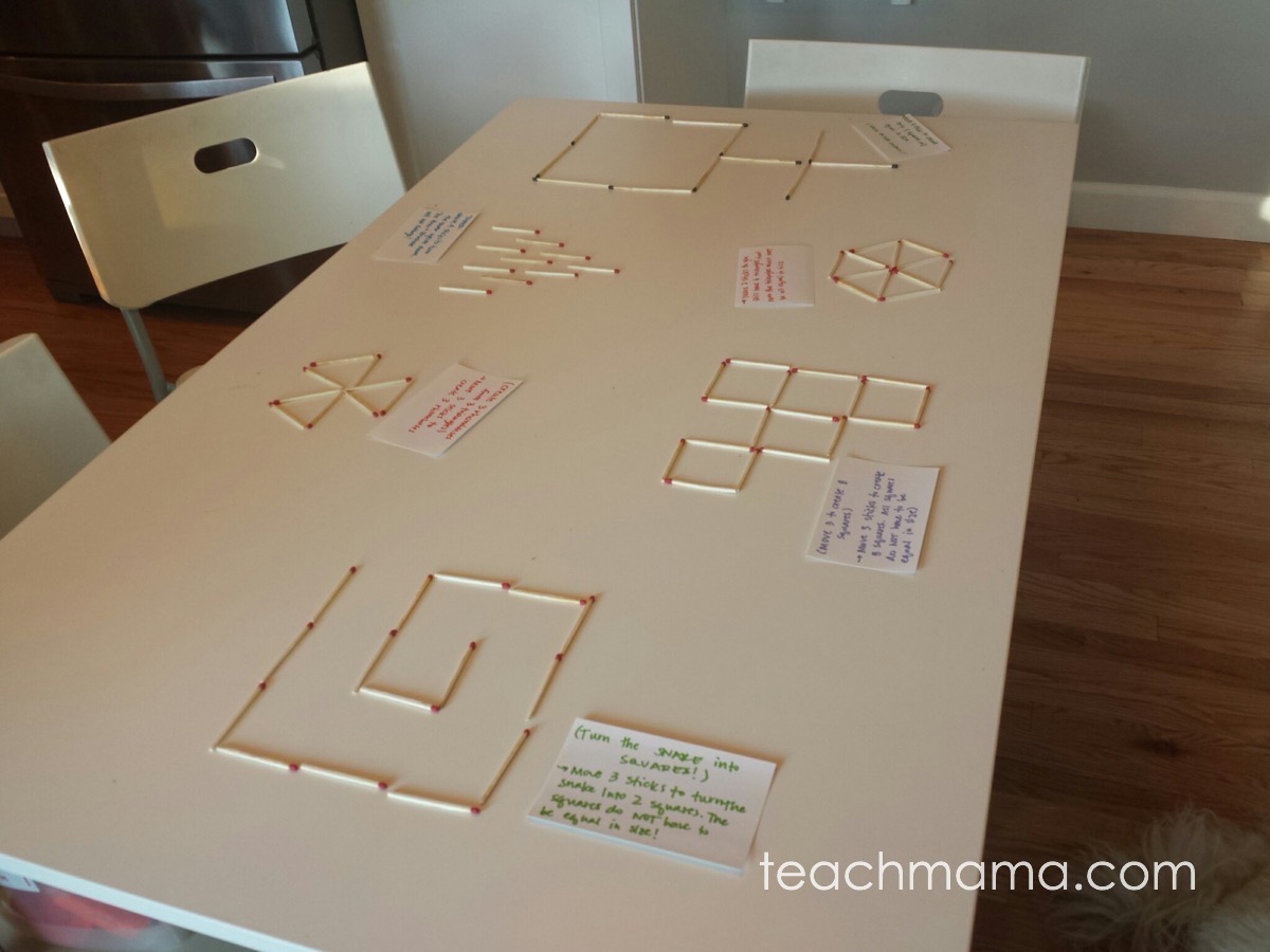 Matchstick Math: Patterns, Puzzles And Critical Thinking