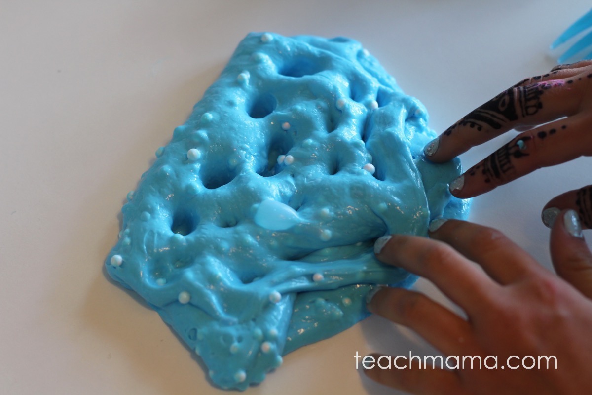 Easy DIY fluffy slime With Glitters For Your Kids