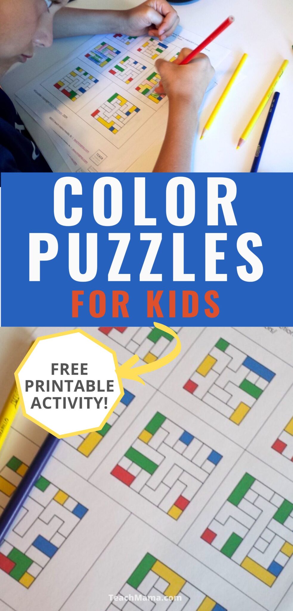 Color Puzzles: Fun Math and Logic for Kids