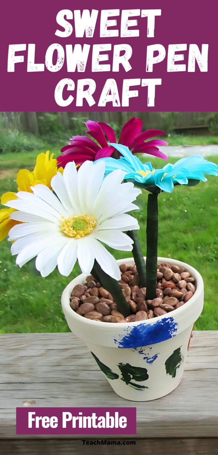 How to Make Super-Easy, Beautiful Flower Pens
